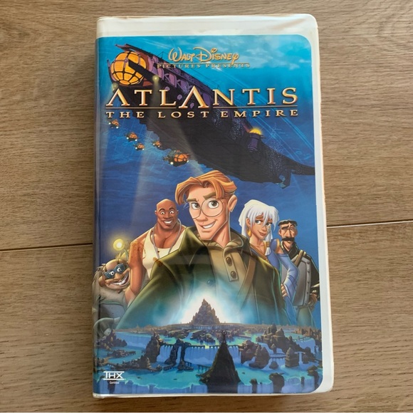 Media | Disney Atlantis Movie On Vhs Tape | Poshmark